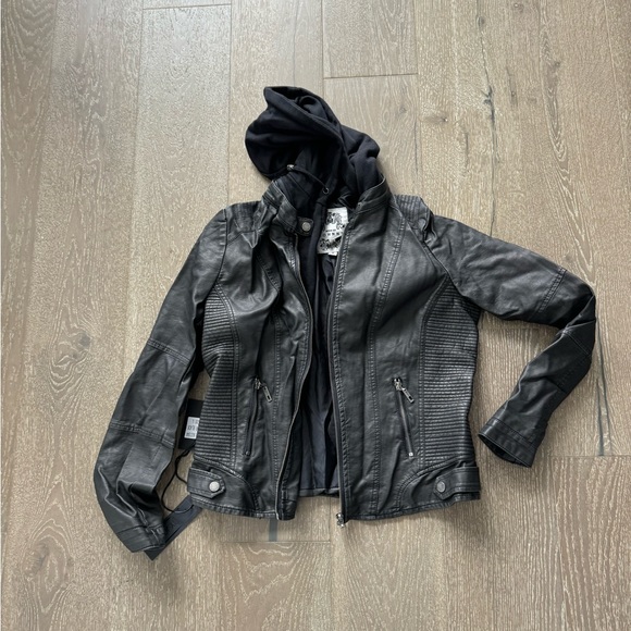Made By Johnny | Jackets & Coats | Made By Johnny Faux Leather Moto ...